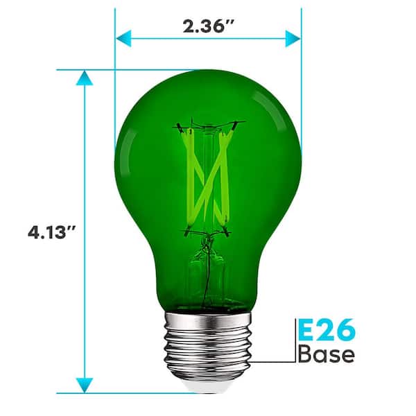 Green Colored Light Bulbs
