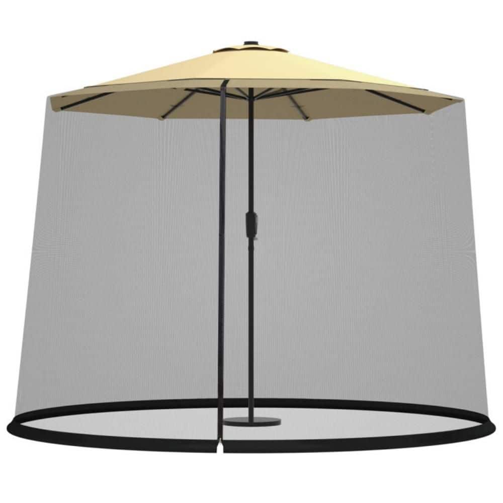 Clihome 9-10 Feet Outdoor Umbrella Table Screen Mosquito Bug Insect Net ...