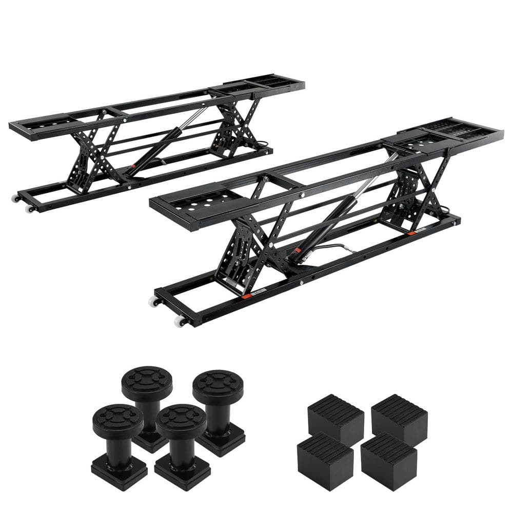 SKYSHALO Car Lift, 7,000 lbs. Capacity Portable Car Lift, 26.8 in. Max ...