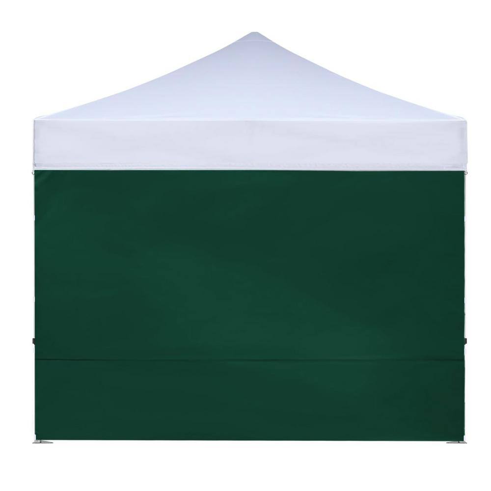 CoastShade 10 ft. x 10 ft. Forest Green SunWall Canopy Tent Sidewalls ...