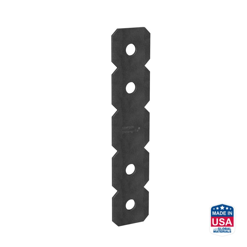 Simpson Strong-Tie OHS 2-1/2 in. x 12 in. Black Powder-Coated ...