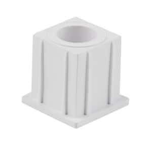 Deckorators White Plastic Estate Designer Horizontal Connector (20-Pack ...