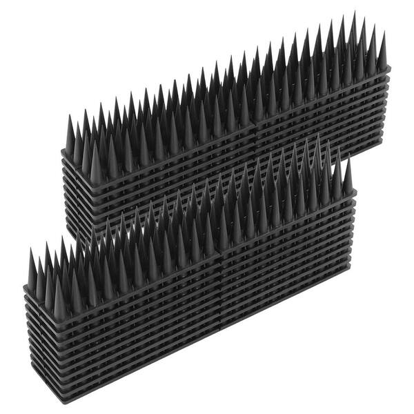 Justincity Plastic Bird Spikes Barrier Strips for Outdoor Fences Roofs ...
