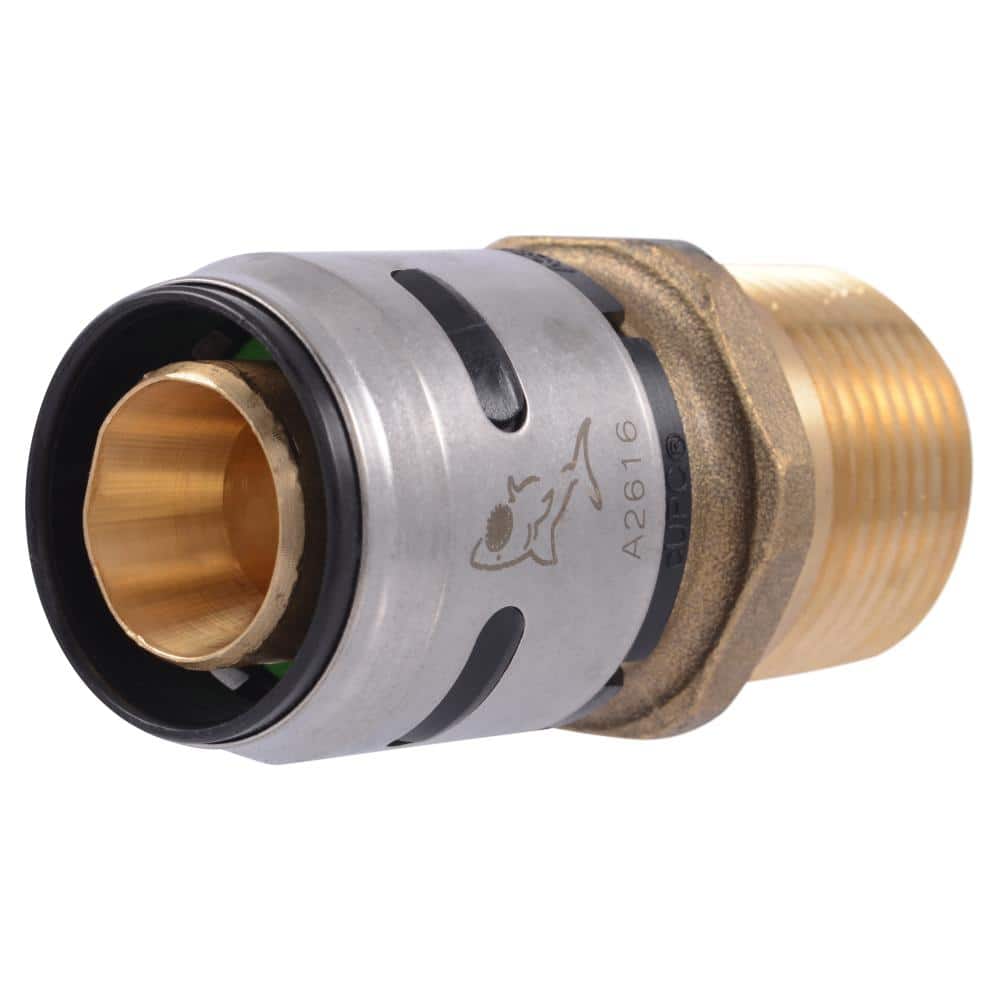 SharkBite 1 in. EvoPEX Plastic Push-to-Connect Male Adapter Fitting ...