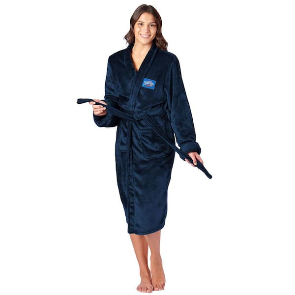 THE NORTHWEST GROUP Oklahoma City Thunder NBA Rim Navy Silk Touch Robe ...