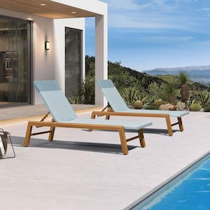 PURPLE LEAF Oversized 2-Pieces Mixed Woven Rattan Aluminum Adjustable ...