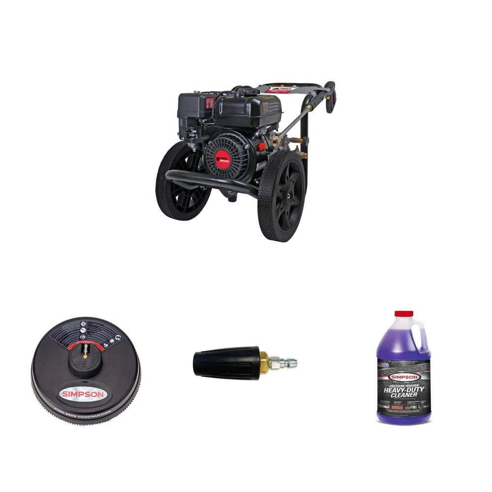 2900 PSI 2.4 GPM Gas Pressure Washer, 15 in. Surface Cleaner, Turbo ...