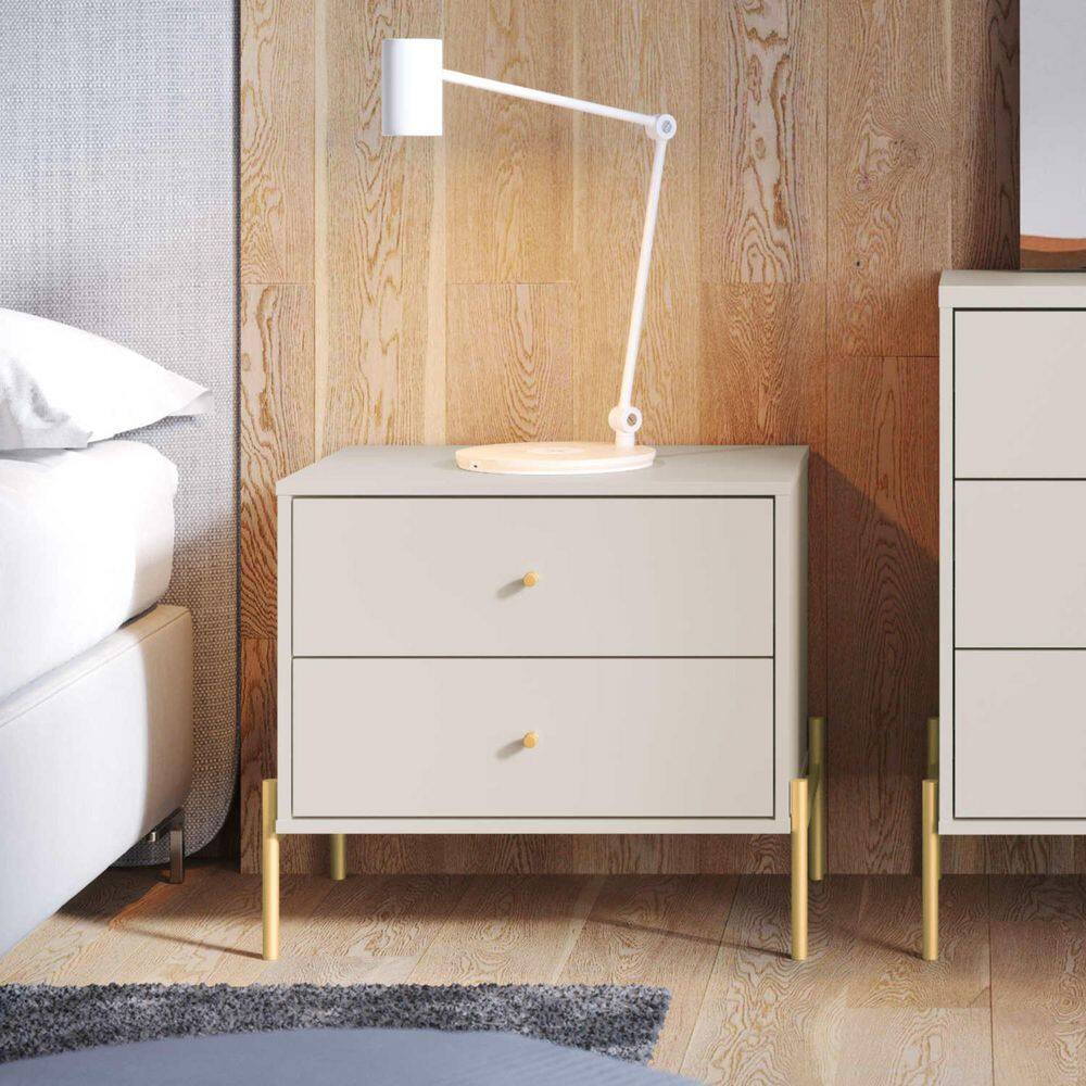 Off white nightstand with drawers store