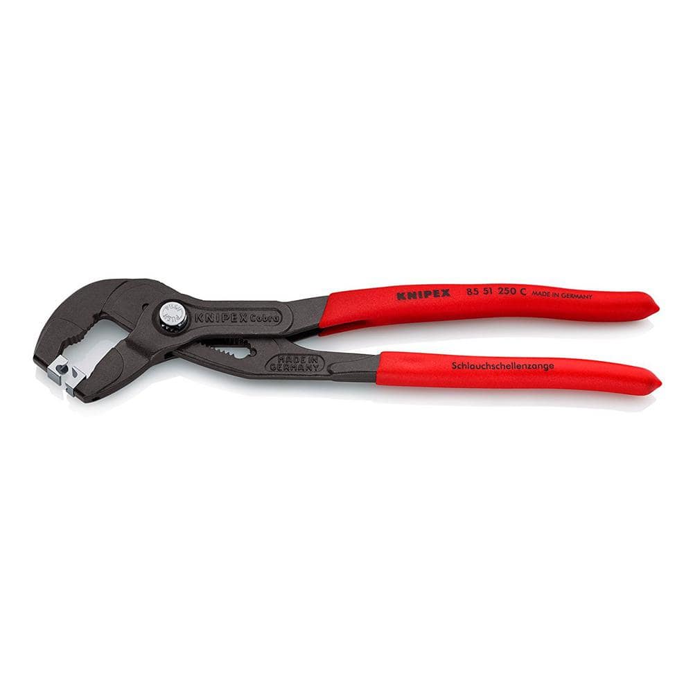 KNIPEX 10 in. Hose Clamp Pliers for Click Clamps 85 51 250 C SBA - The ...