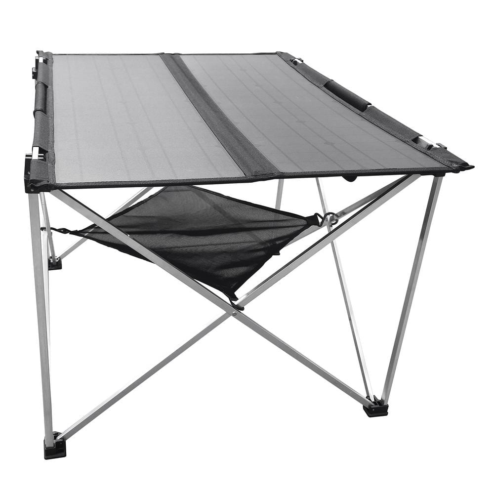 Technaxx 60 W Black Folding Solar Camping Table 5084 - The Home Depot