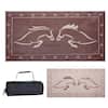 Reversible Mats 9 ft. x 12 ft. Reversible Mat - Running Horse Brown ...