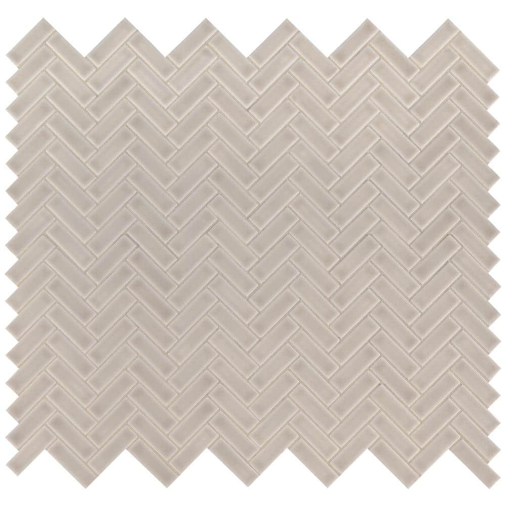 Have a question about MSI Portico Pearl Herringbone 11 in. x 12 in. x ...