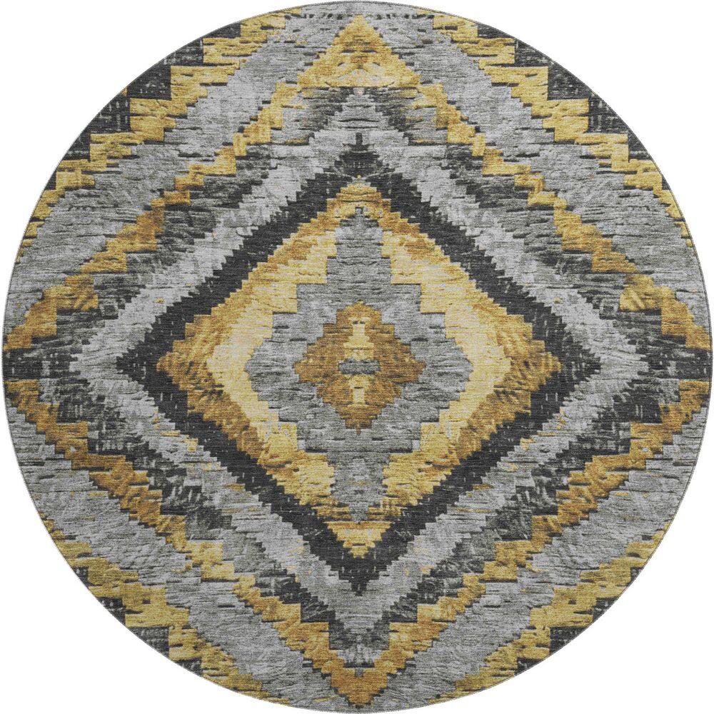 Addison Rugs Mayfield Premium Machine Washable Abstract AMF1890 Gold 8 ...