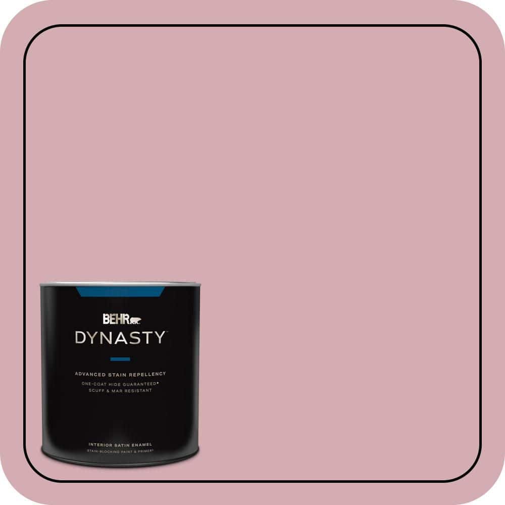 BEHR DYNASTY 1 qt. #S130-3 Ballet Rose Satin Enamel Interior Stain ...