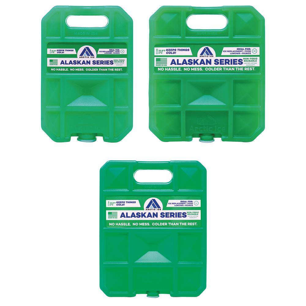 Arctic Ice Alaskan 1.5 lbs., 2.5 lbs. and 5 lbs. Freezer Packs ...
