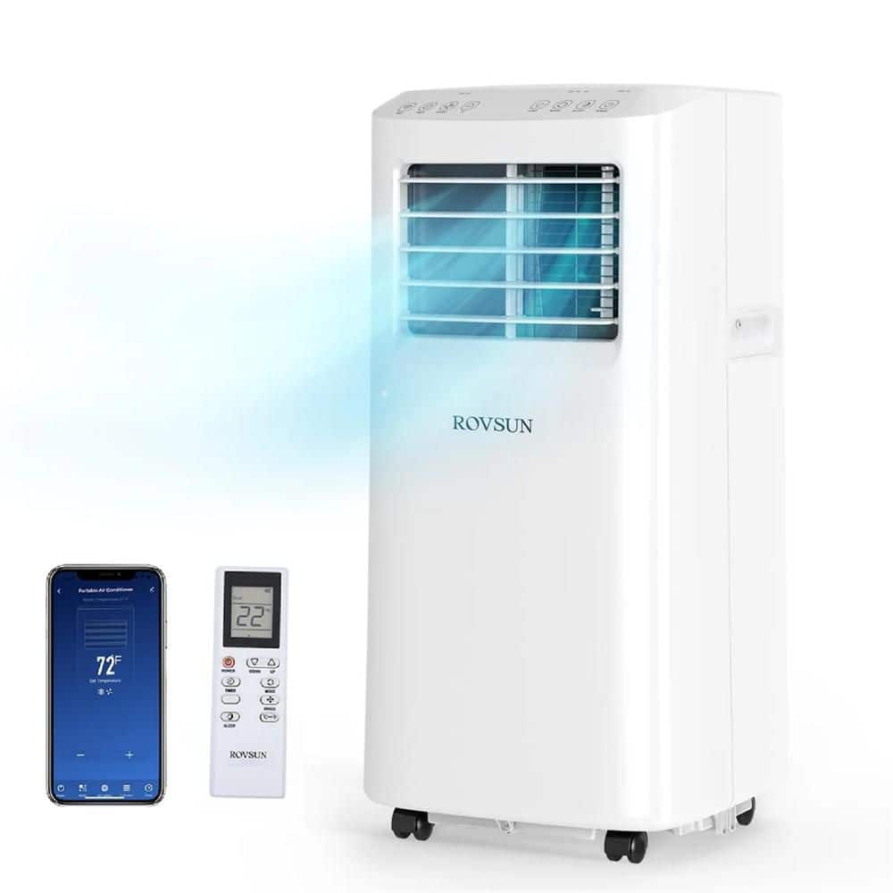 ROVSUN 6,000 (DOE) BTU WIFI Portable Air Conditioner Cools 350 sq. ft ...