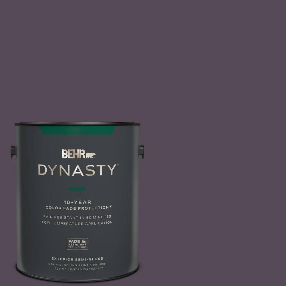 BEHR DYNASTY 1 gal. #BXC-51 Deep Mulberry Semi-Gloss Exterior Stain ...
