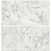 InHome Grey Mila Marble Peel and Stick Rolled Backsplash ARB4259 - The ...