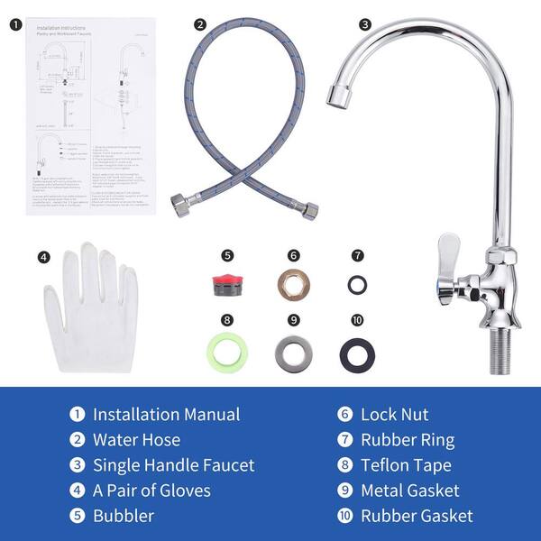 Standard Kitchen Faucet Specifications Hillsdale Single Handle