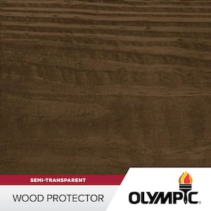Olympic Wood Protector 1 gal. ST-2005 Cedar Semi-Transparent Exterior ...