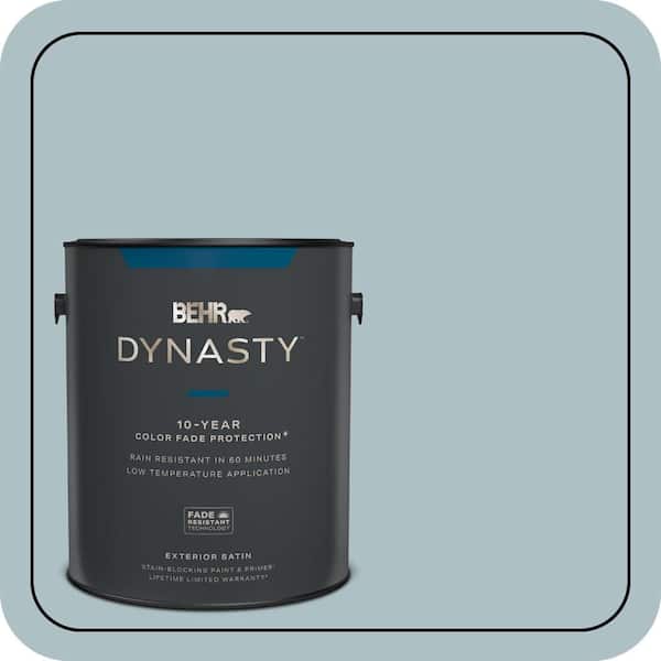 BEHR DYNASTY 1 gal. #PPU13-14 Ozone Satin Enamel Exterior Stain ...