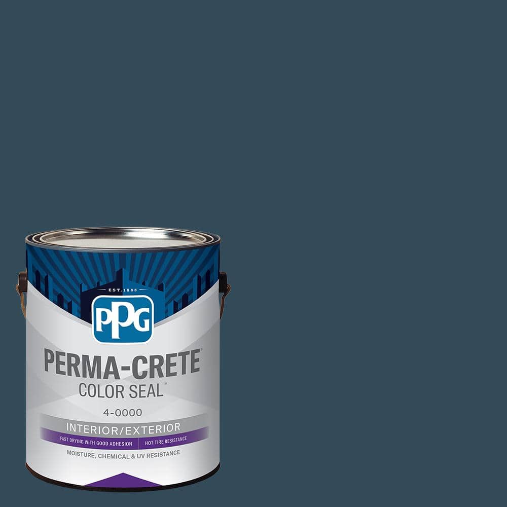 Perma-Crete Color Seal 1 gal. PPG1153-7 Sailor's Coat Satin Interior ...
