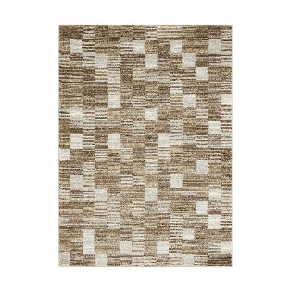 Home Decorators Collection Pernette Beige 5 ft. 3 in. x 7 ft. Geometric ...