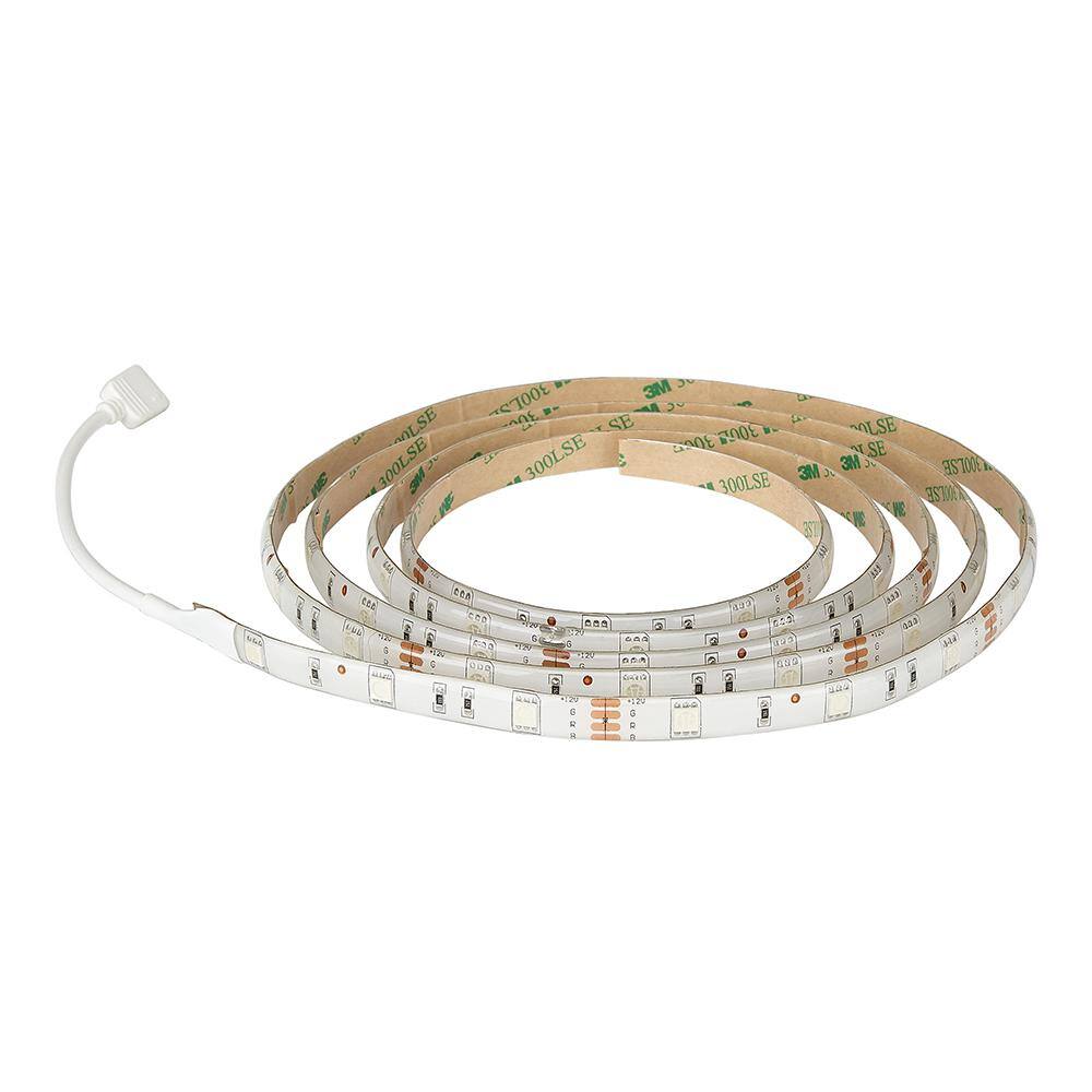 Westek Indoor/Outdoor 6.6 ft. Warm White LED Tape Light Kit LTAPE2M-T ...