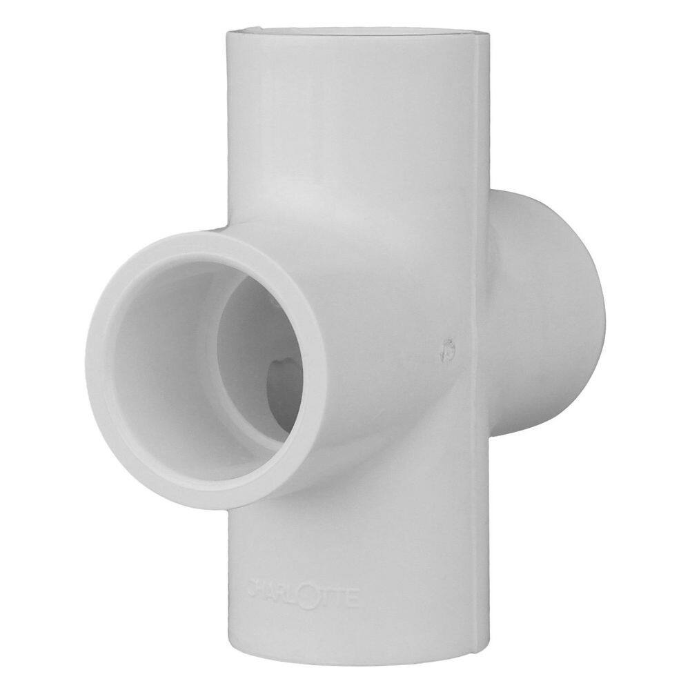 Charlotte Pipe 1 2 In X 1 2 In X 1 2 In X 1 2 In PVC SxSxSxS Cross