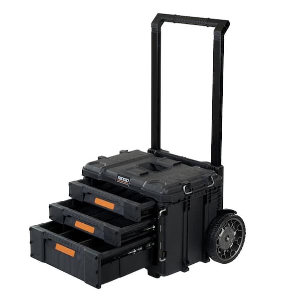 RIDGID 2.0 Pro Gear System 22 in. 2 Plus 1-Drawers All Terrain Rolling ...