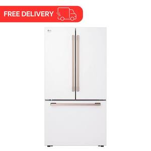 KENMORE 17.5 cu. ft. Counter Depth 3 Door French Door Refrigerator in ...