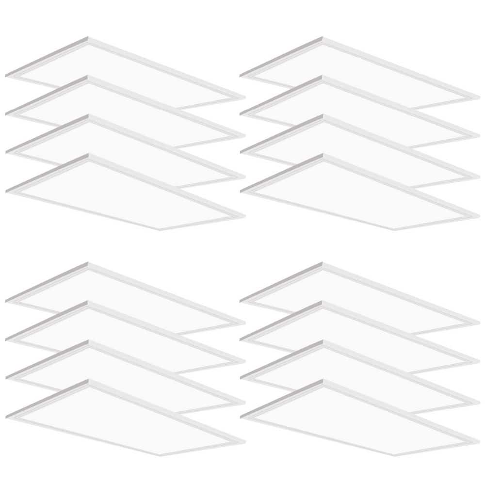 KOAOEIRS 2 ft. x 4 ft. 7800 Lumens Integrated LED Panel Light, 5000K ...