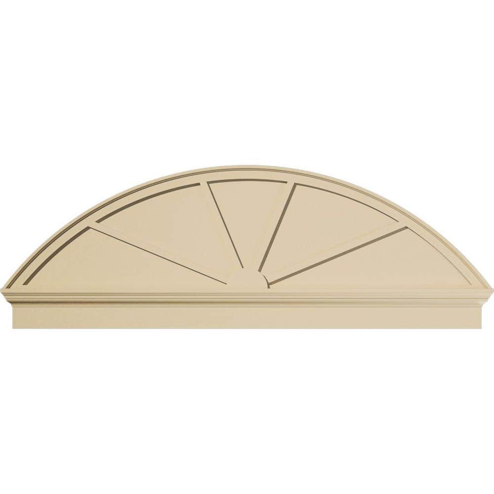 Ekena Millwork 70-in. W x 24-3/8-in. H x 2-3/4-in. P Segment Arch 4 ...