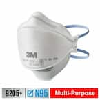 3M 9205 N95 Aura Particulate Disposable Respirator Foldable (10-Pack ...