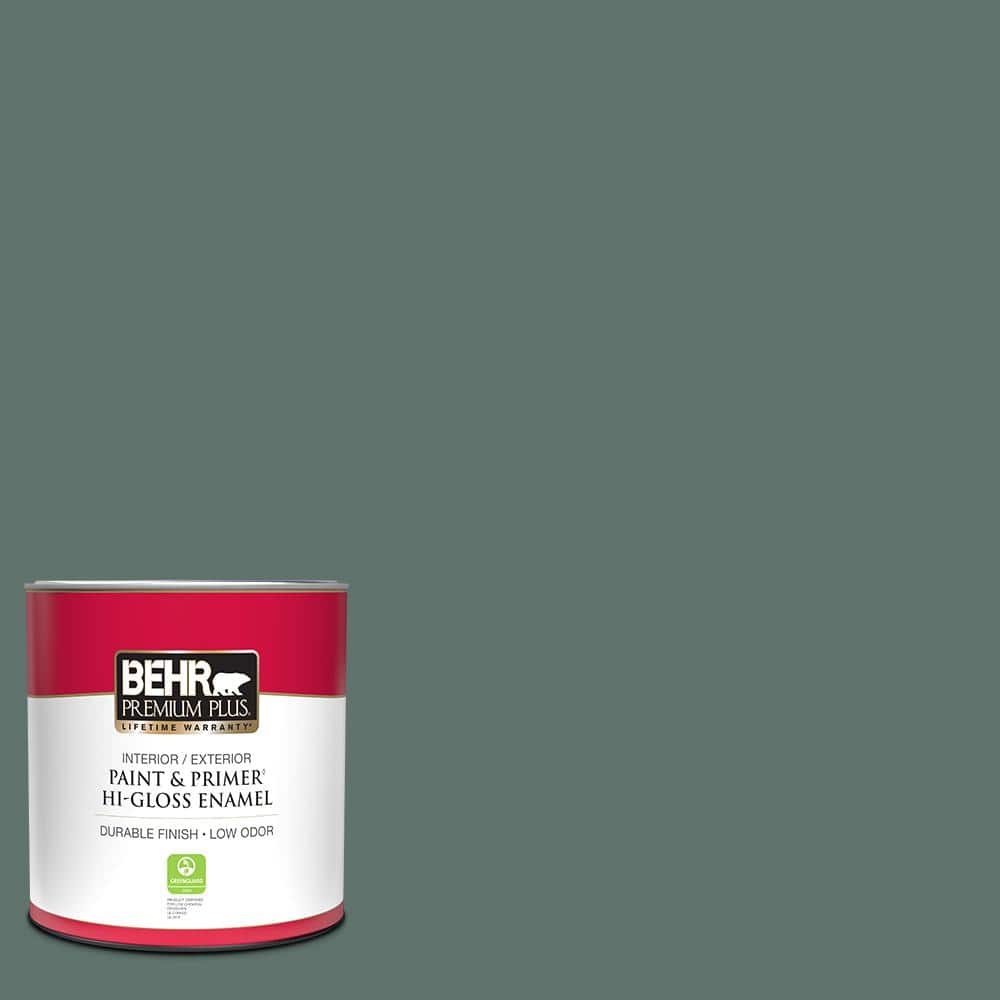 Have a question about BEHR PREMIUM PLUS 1 qt. #PPU12-17 Cameroon Green ...