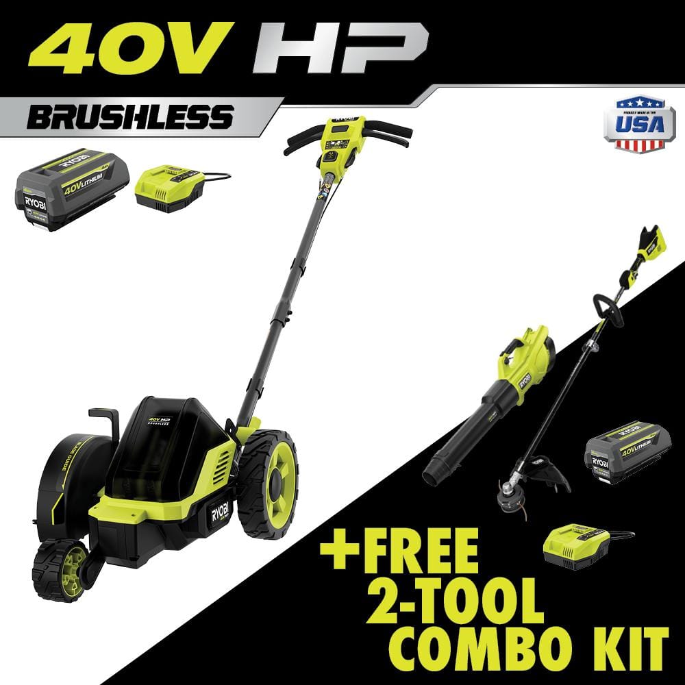 New Ryobi 40 volt 3-wheel Edger | Lawn Mower Forum