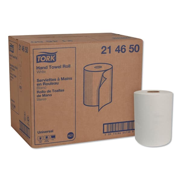 TORK Hardwound Paper Towels, 7.88 in. x 425 ft., White, 12-Rolls/Carton ...