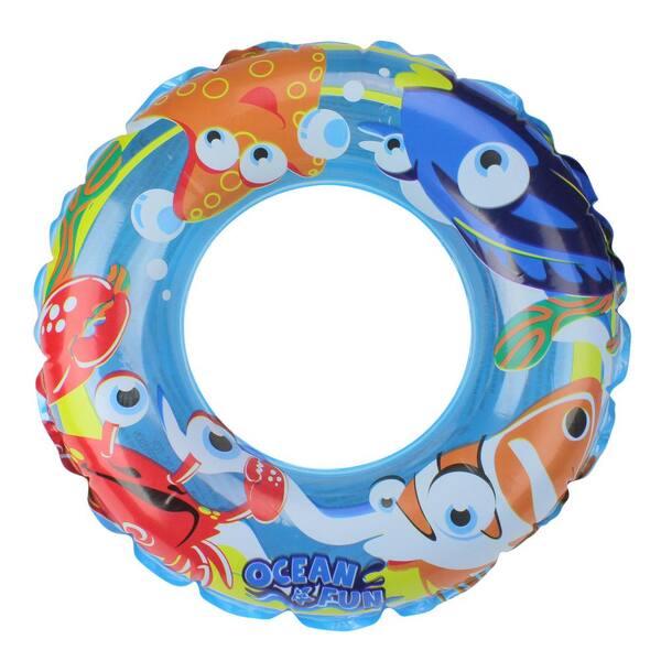 Pool Central Inflatable Blue and Orange Children Swimming Pool Inner ...