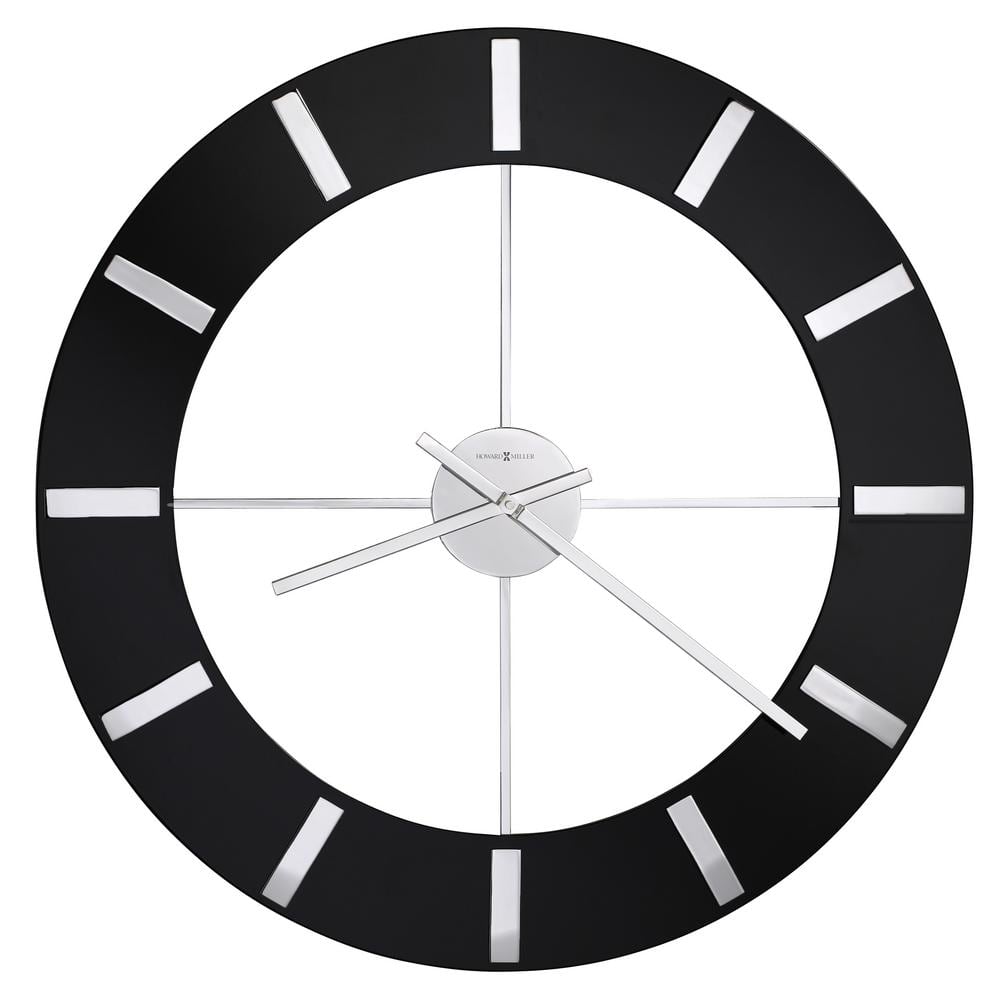 Howard Miller Onyx Wall Clock 625602 - The Home Depot