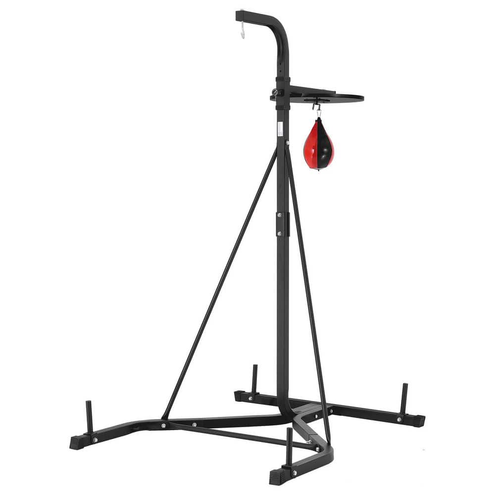 SKYSHALO 2 in 1 Punching Bag Stand, Steel Heavy Duty Workout Equipment ...