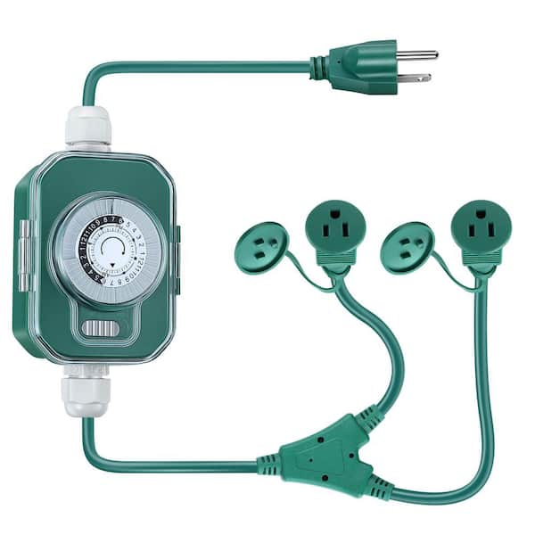 Vrbgify Countdown Timer Outlet, up to 99 Hours with Indoor Auto Shut ...