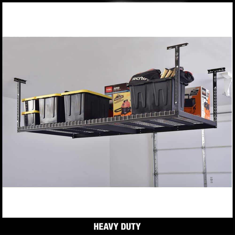 Drop Ceiling Storage Garages MonsterRax 4x8 Overhead Garage Storage