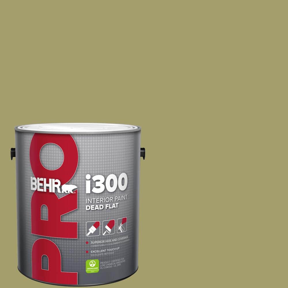 BEHR PRO 1 gal. #S340-5 Farm Fresh Dead Flat Interior Paint PR31301 ...