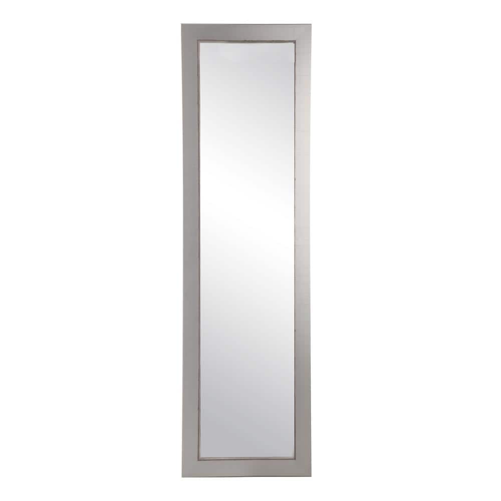 BrandtWorks Oversized Aged Silver Classic Mirror (70.5 in. H X 15.5 in ...