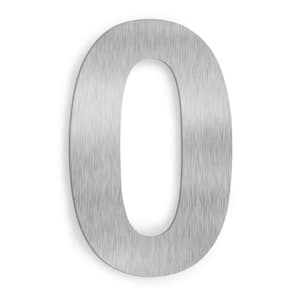 Barton 6 in. Satin Stainless Steel Floating House Letter B 90123 - The ...