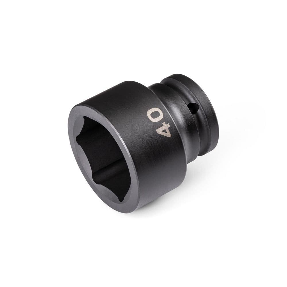 TEKTON 3/4 in. Drive x 40 mm 6-Point Impact Socket SID32140 - The Home ...