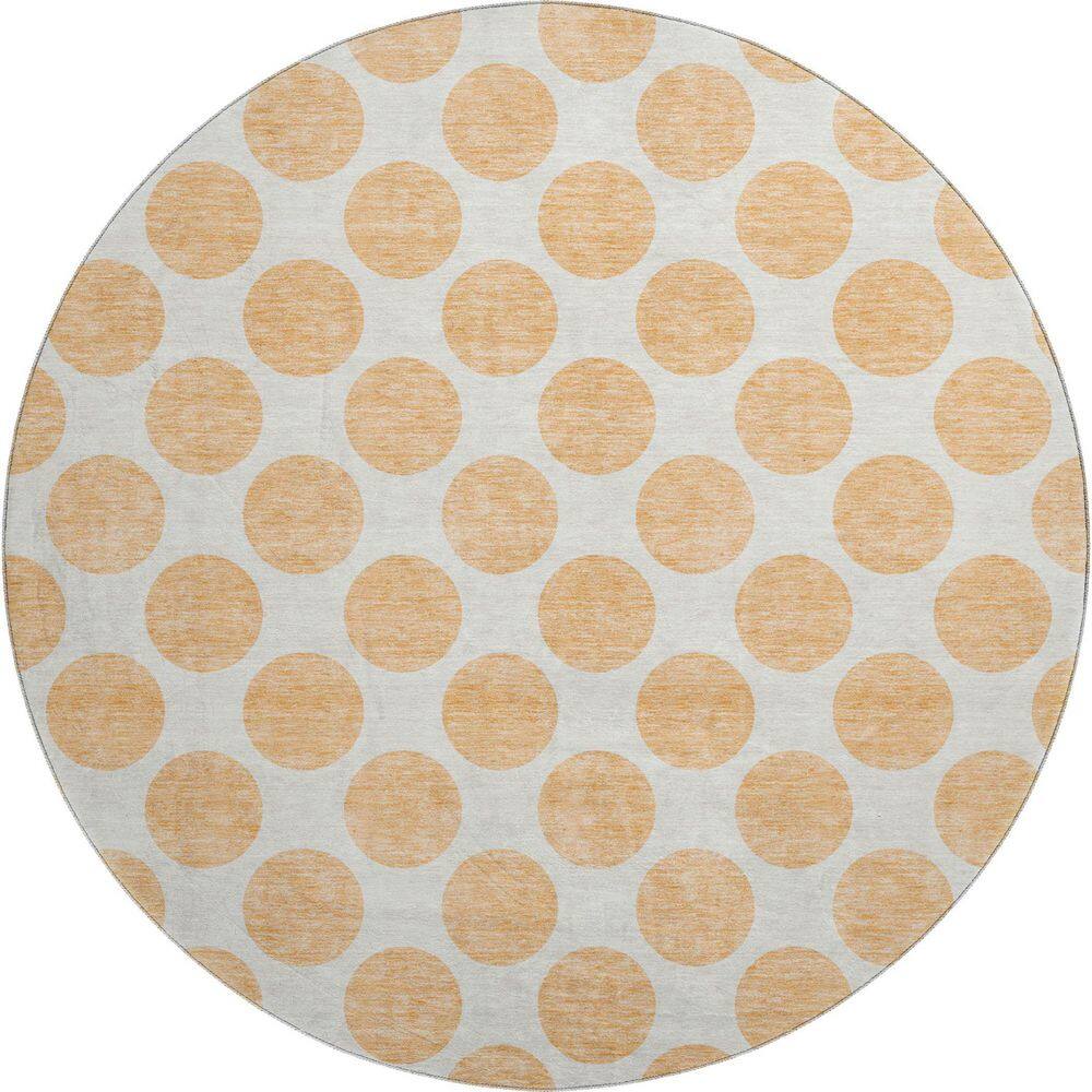 Addison Rugs Mayfield Premium Machine Washable Abstract AMF980 Peach 8 ...