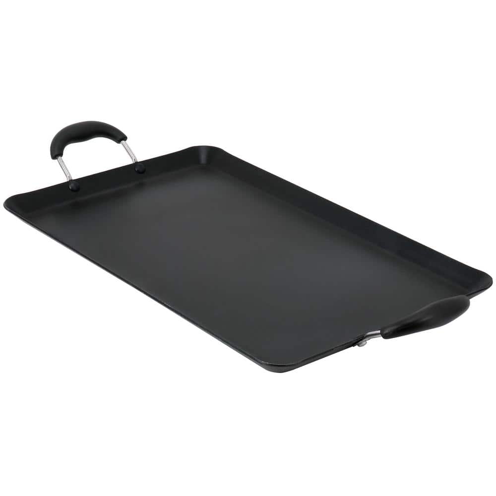 Oster Clairborne 19 x 11.6 Inch Nonstick Double Burner Rectangular ...
