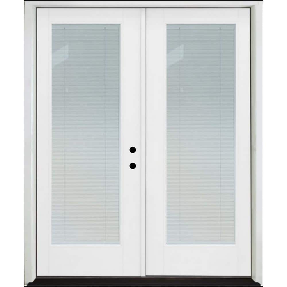 Steves & Sons Legacy 72 in. x 80 in. Primed LH Inswing Fiberglass Full ...