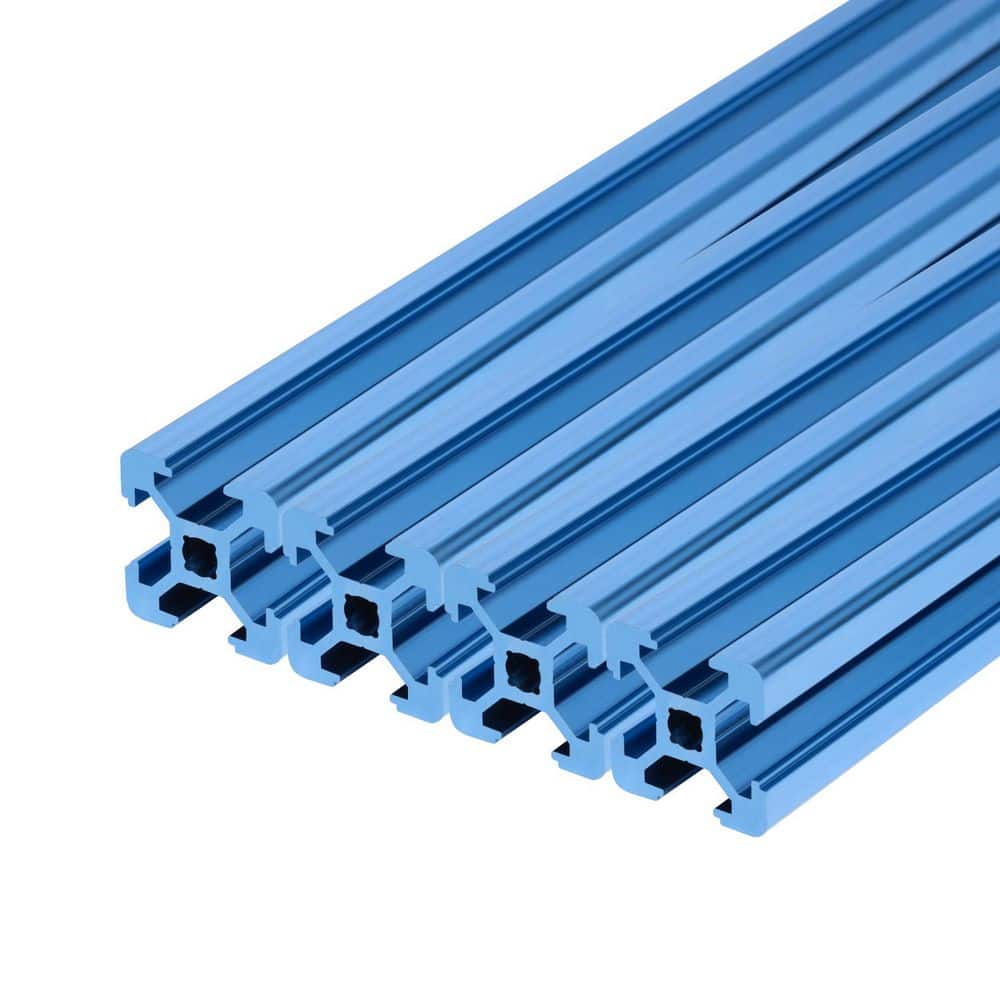‎POWERTEC 4-Piece 24 in. 2020 T-Slot Aluminum Extrusion Profile Linear ...